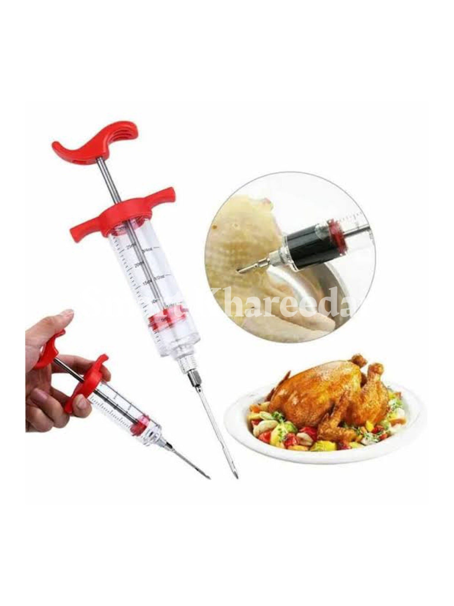 Chicken Injection syringe for kitchen | BBQ Marinade Syringe